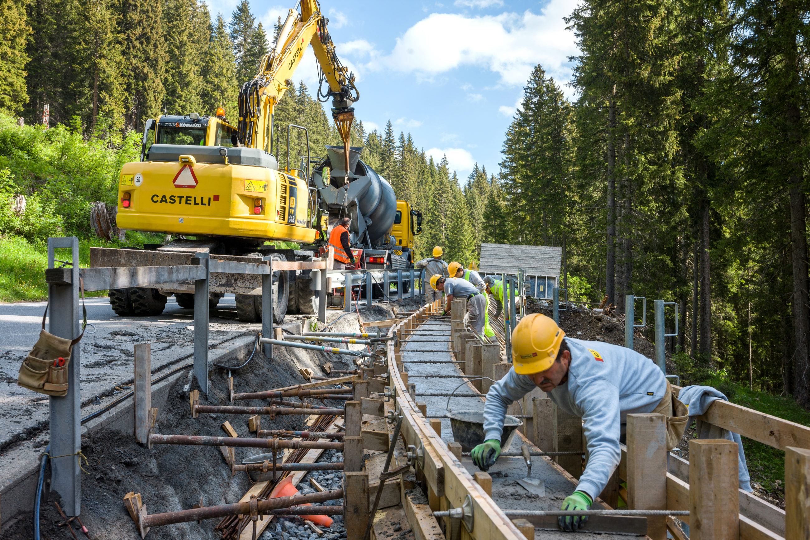 Tiefbau in Arosa und Peist - Graubünden – Castelli Bau